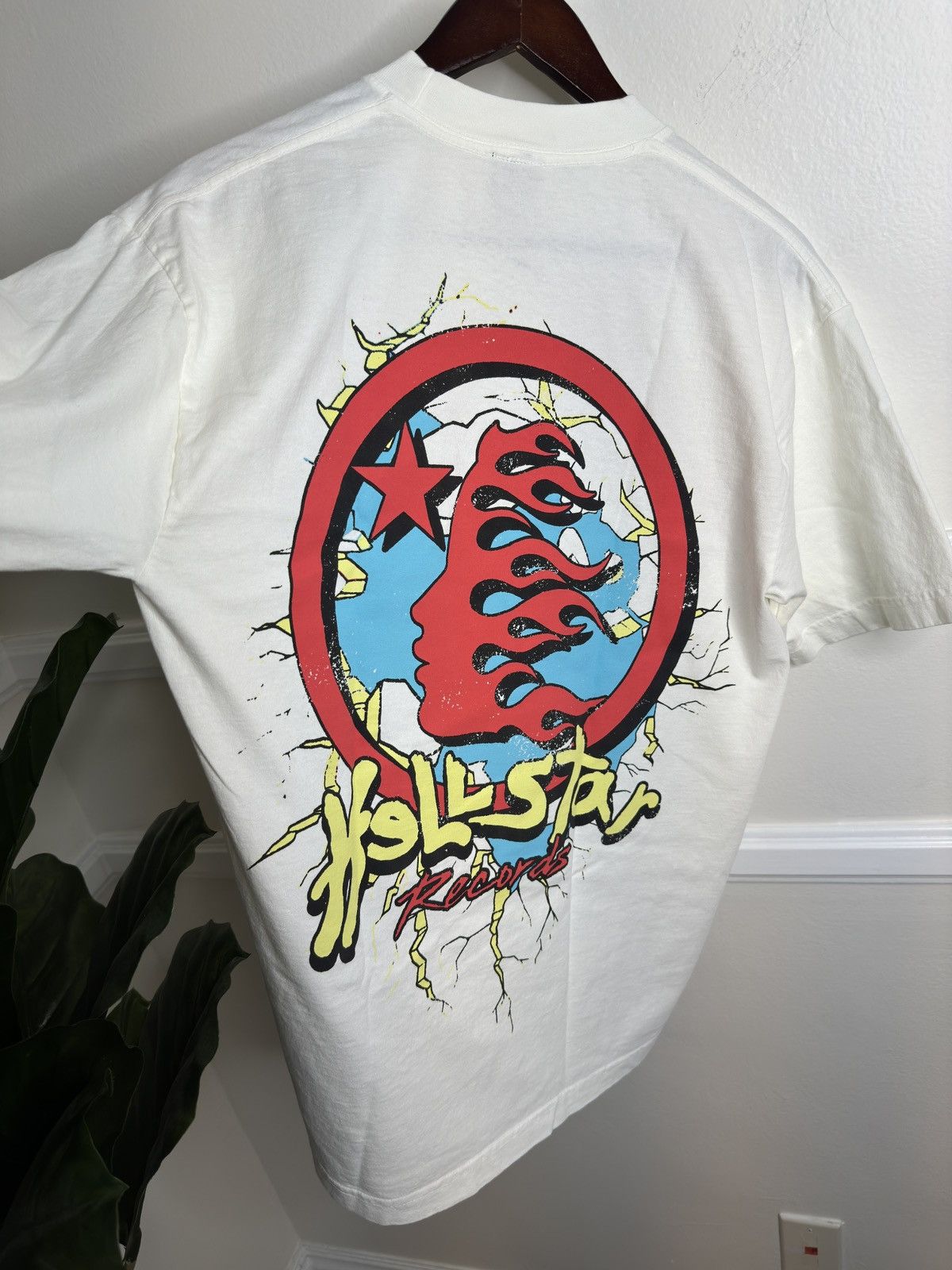 HELLSTAR Hellstar Studios Heaven on Earth Tee Off White | Grailed