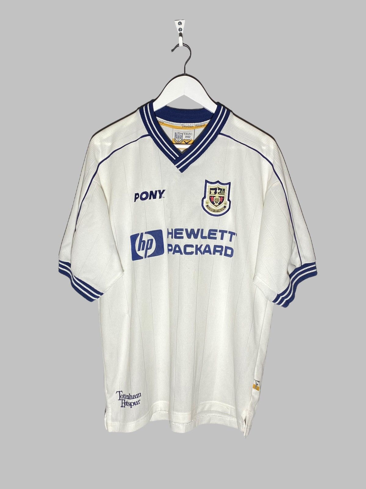 Soccer Jersey × Vintage Pony Tottenham Hotspur 1997/98 Home Football ...