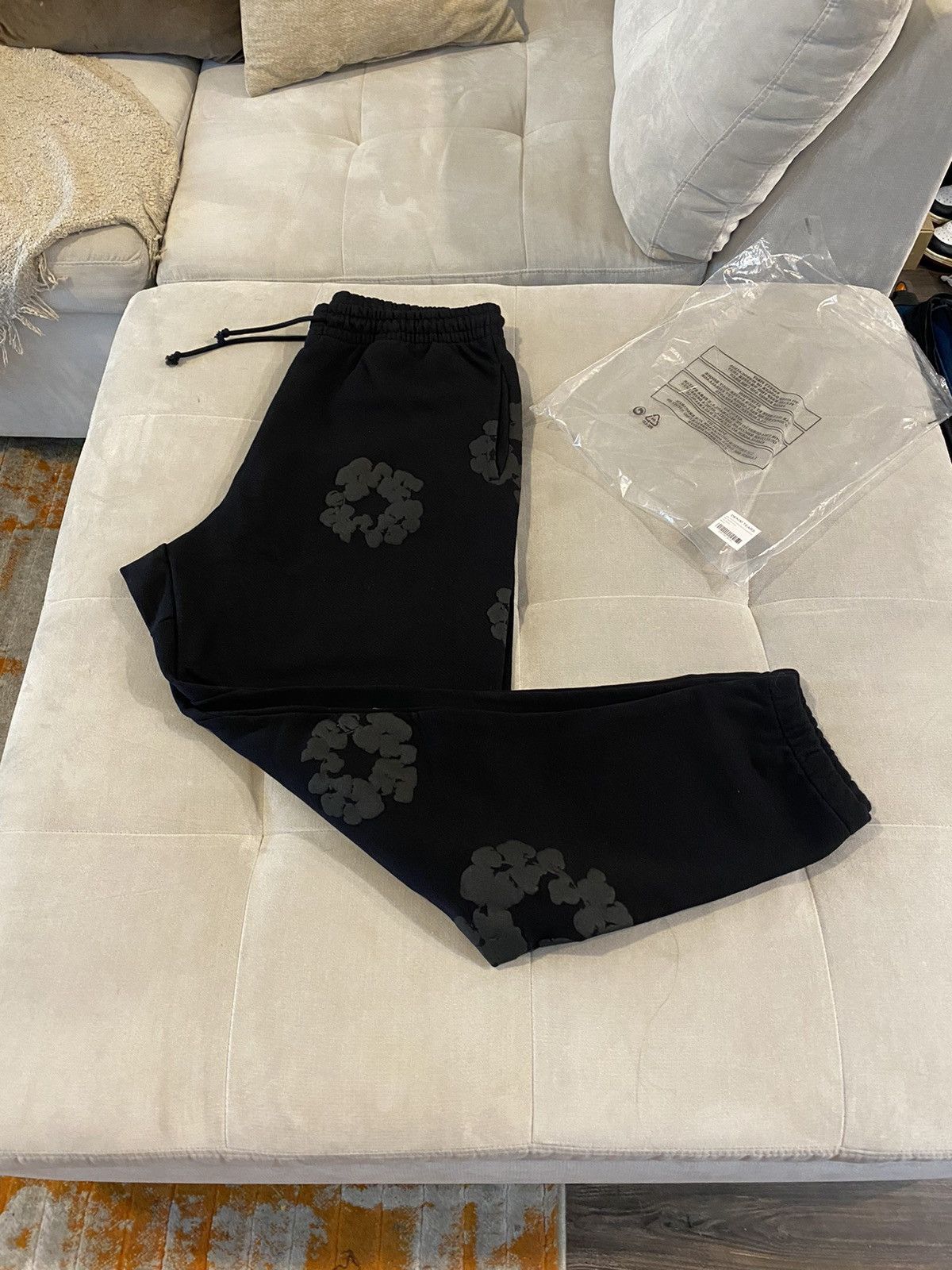 DENIM TEARS Denim Tears Black Monochrome Pants | Grailed