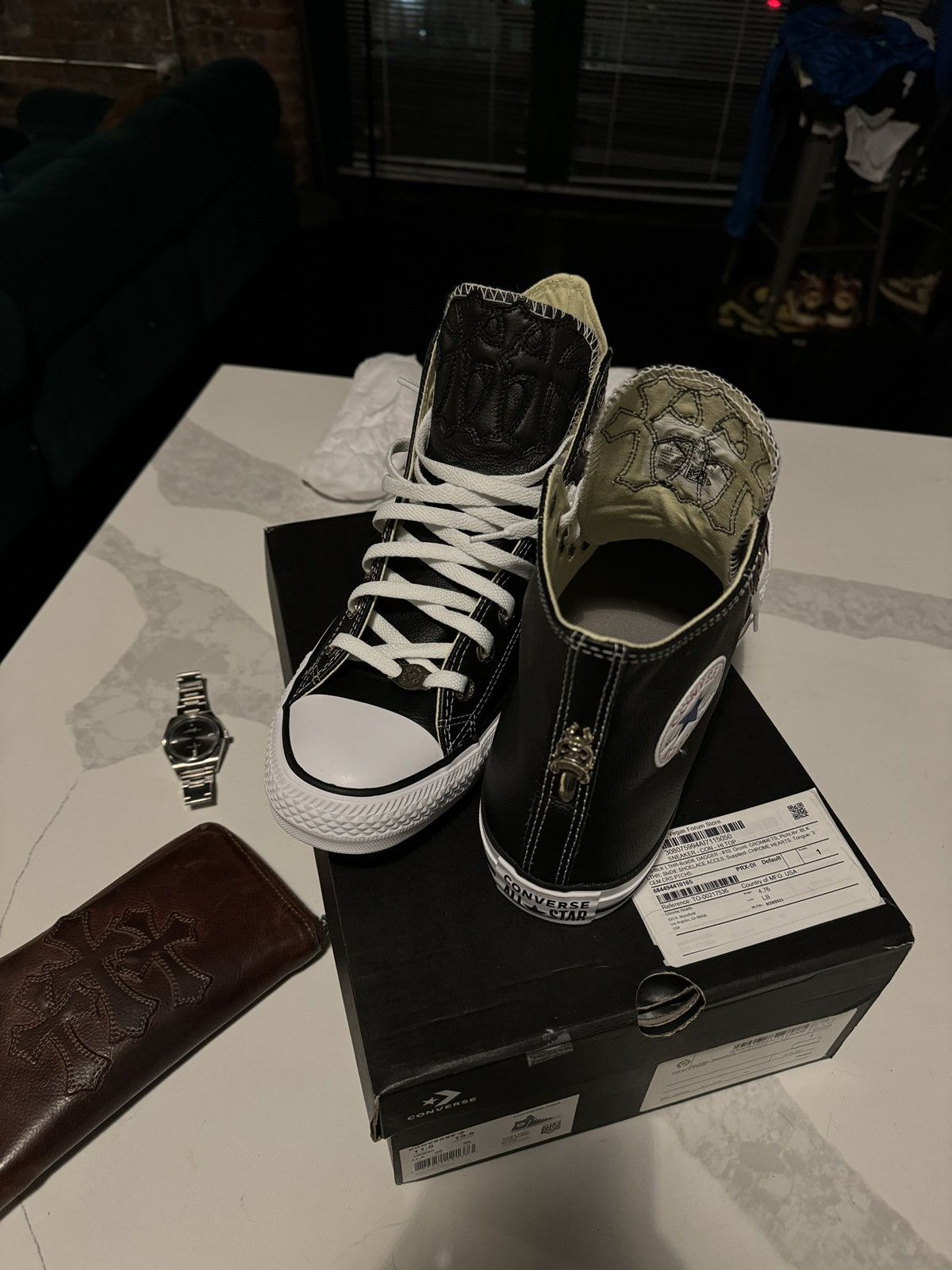 Chrome Hearts Chrome Hearts Converse | Grailed