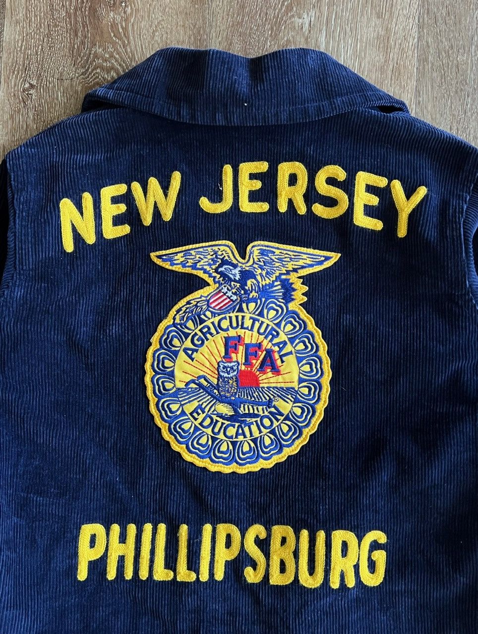 Vintage Vintage 1970's FFA Corduroy Chain Stitched New Jersey Jacket ...