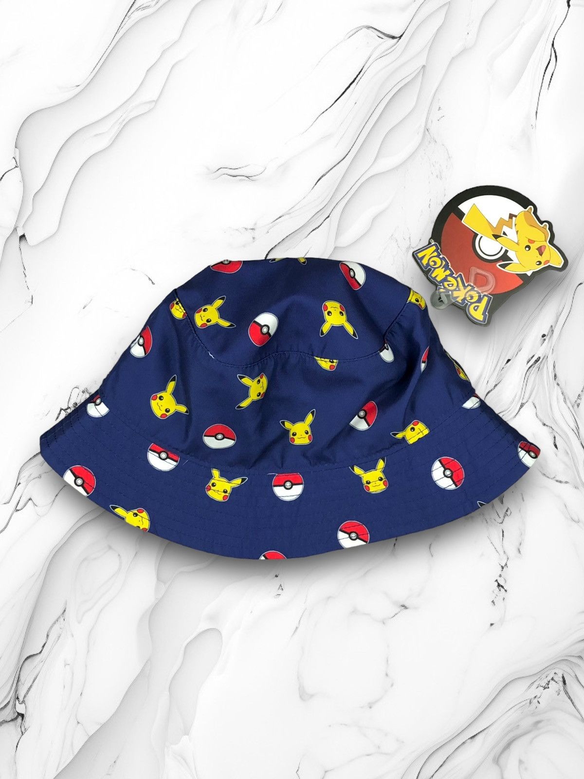 Nintendo NEW Pokémon Nintendo Pikachu Pokeball Anime Akira Bucket Hat ...