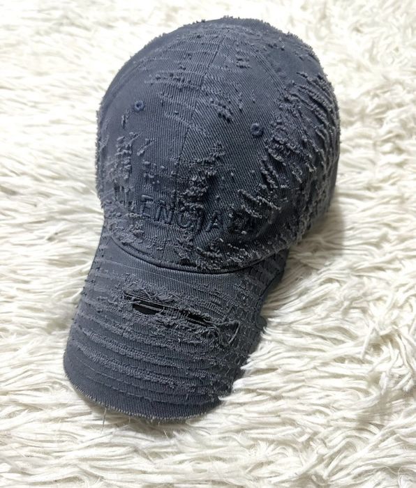 Balenciaga Balenciaga 23ss cap destroyed hats | Grailed