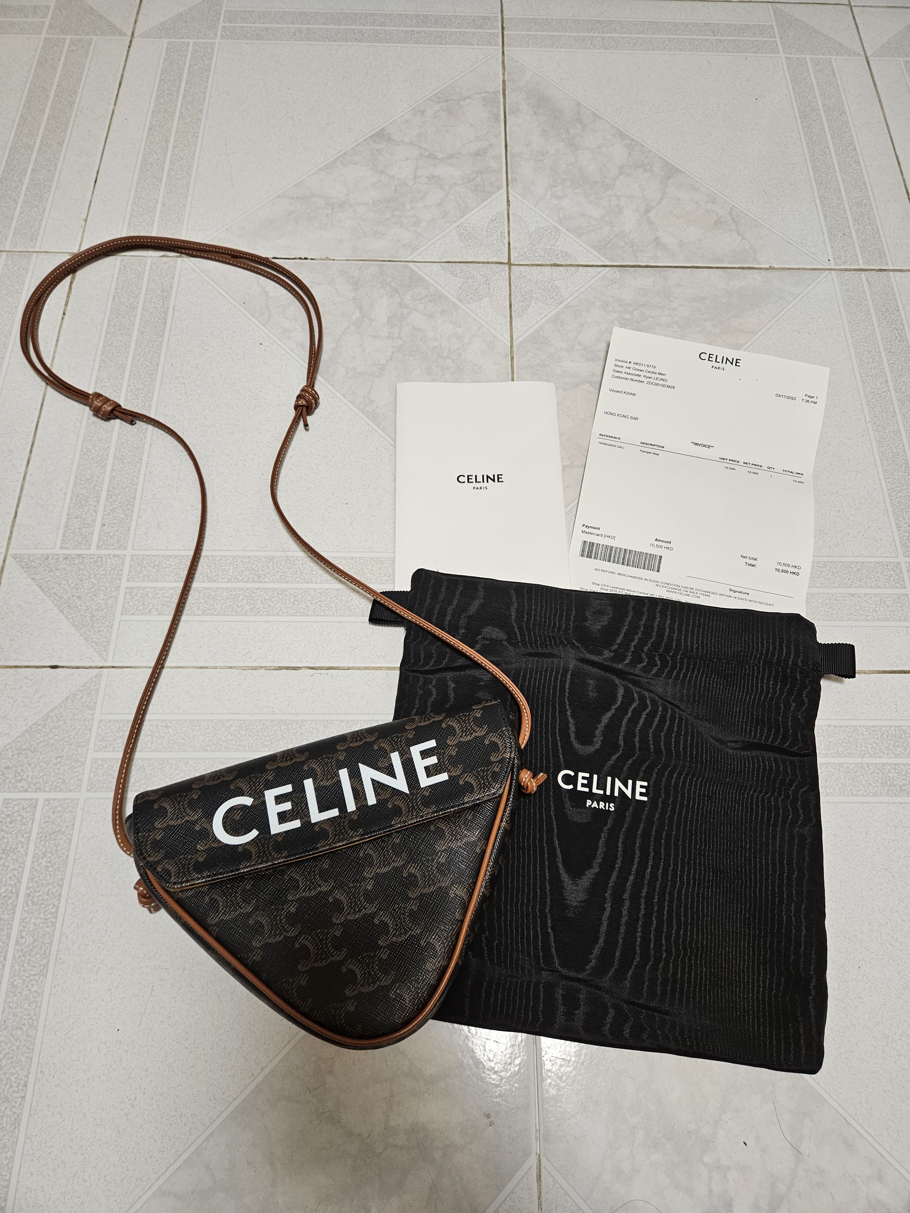 Celine CELINE Triangle Bag | Grailed