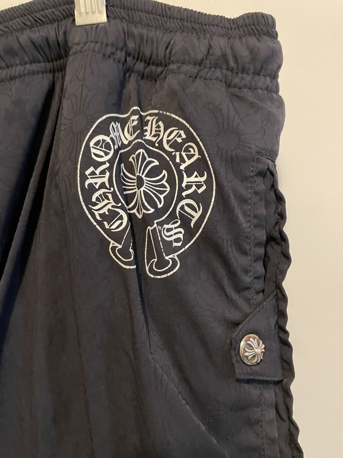 Chrome Hearts Chrome Hearts Trackpants Monogram Tear away Nylon 23 Sz ...