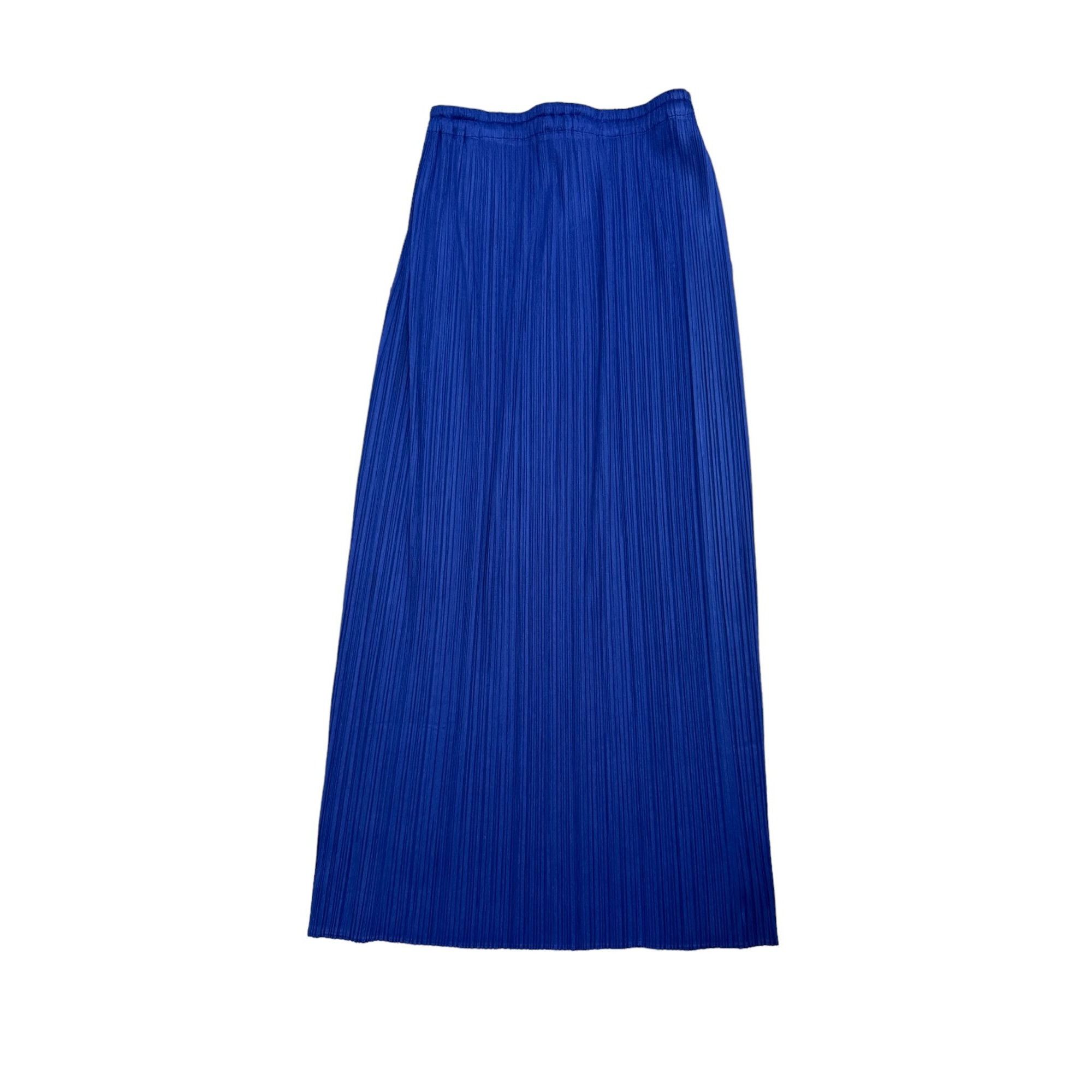 Issey Miyake Navy Blue Pleats Please Maxi Skirt | Grailed