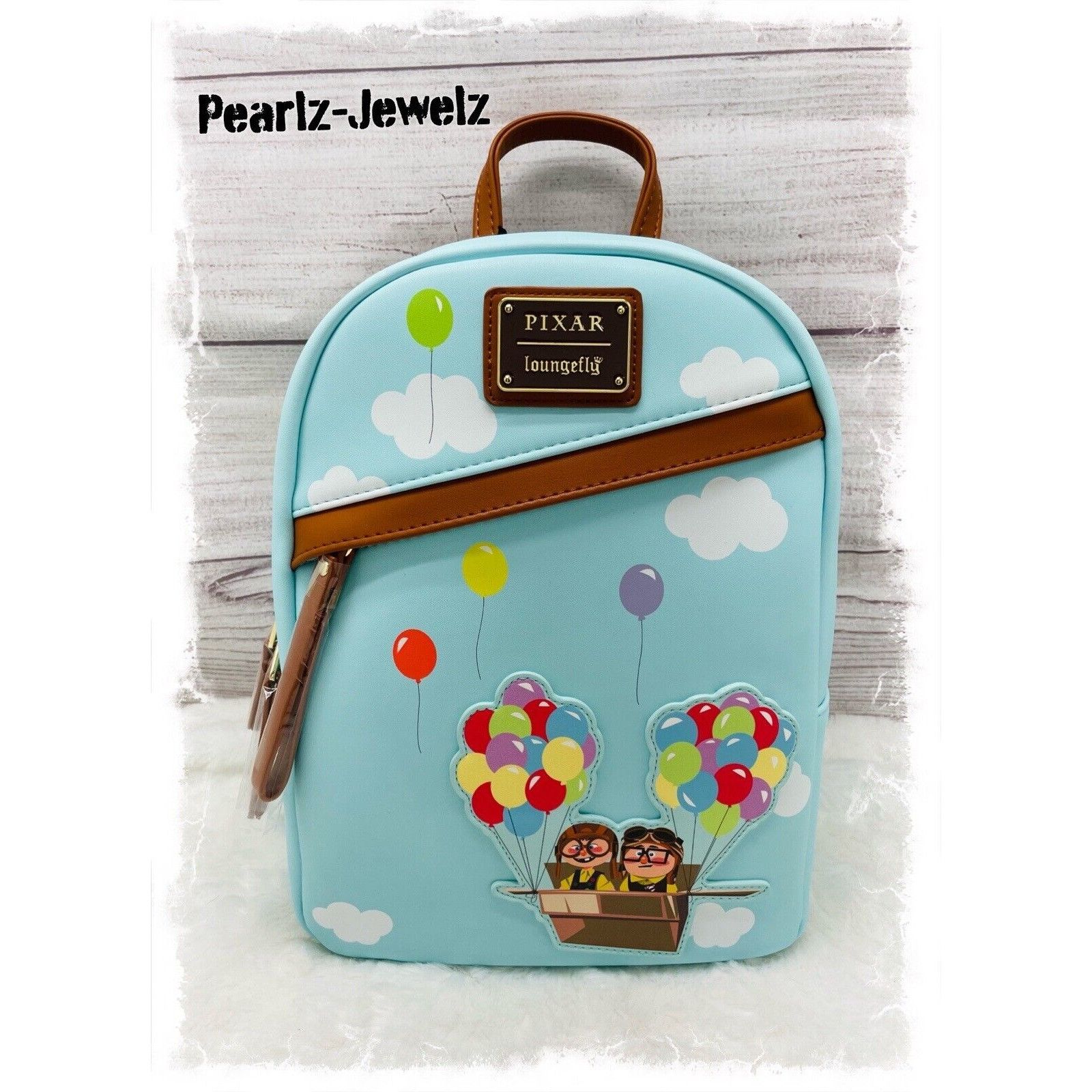Disney Loungefly Disney Pixar UP Carl & Ellie Kids Balloons Mini Ba ...