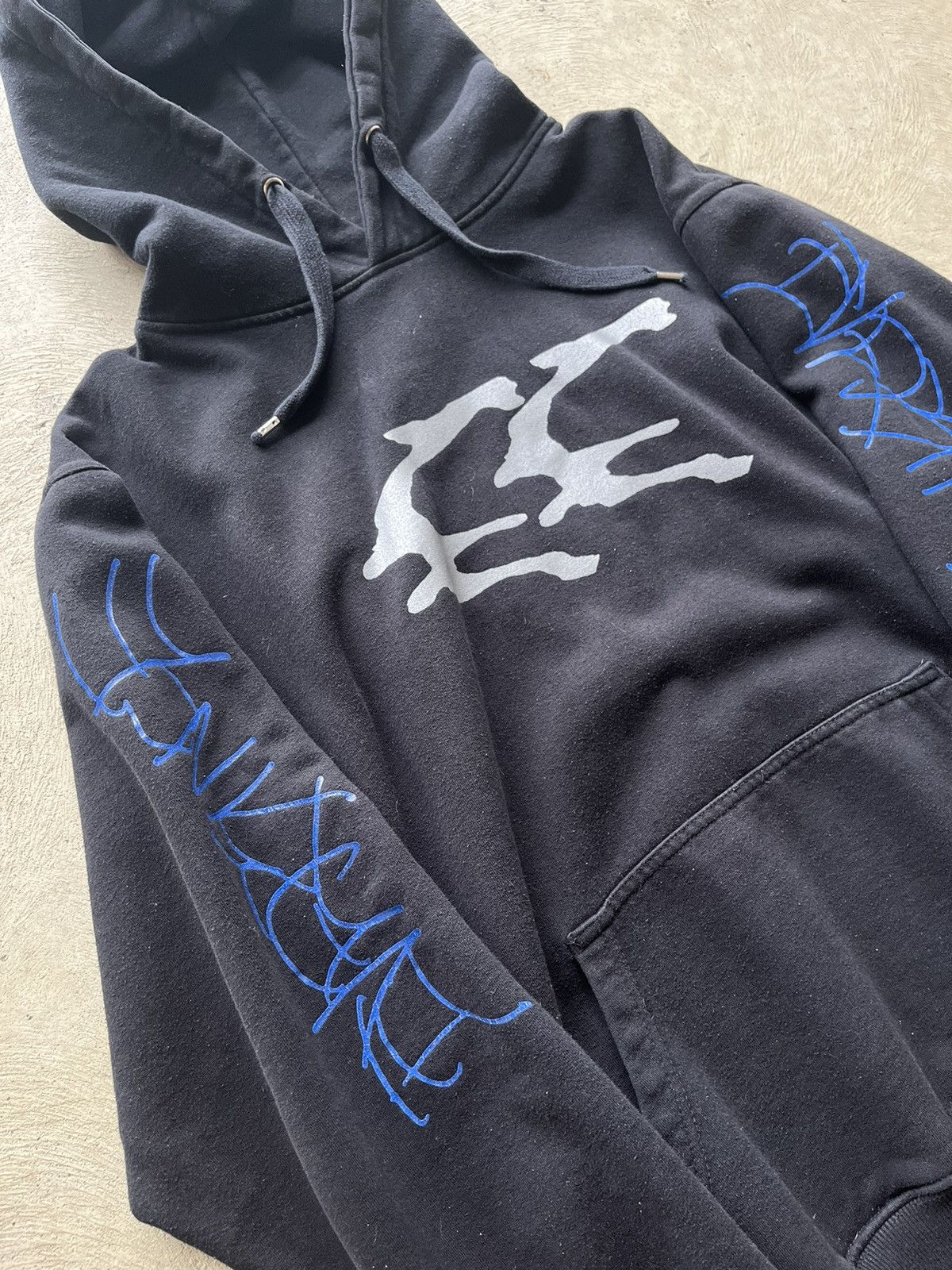 Drain Gang × Sad Boys Bladee Eversince Hoodie Black | M | Grailed