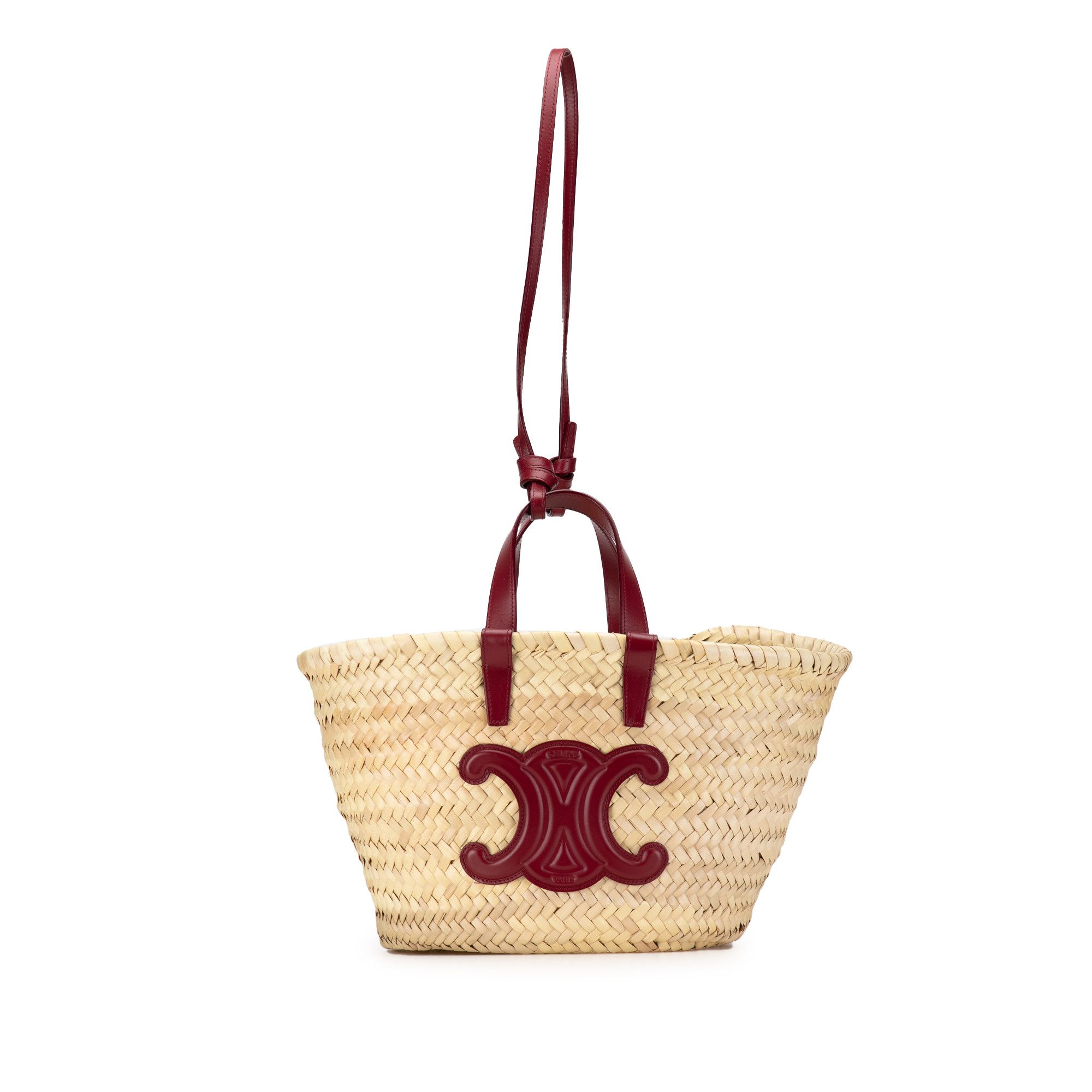 Celine Celine Teen Triomphe Raffia Classic Panier | Grailed