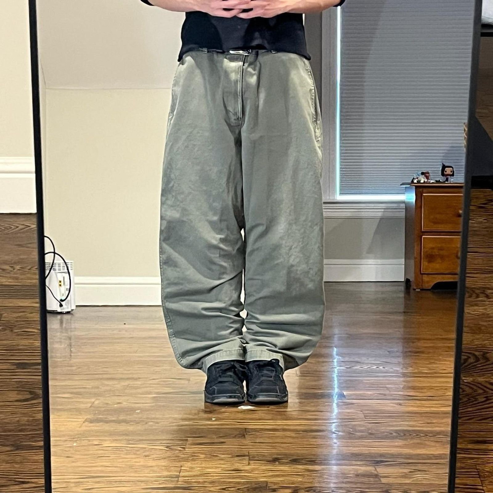 Dockers × JNCO × Streetwear vintage 2000s baggy wide leg military green ...