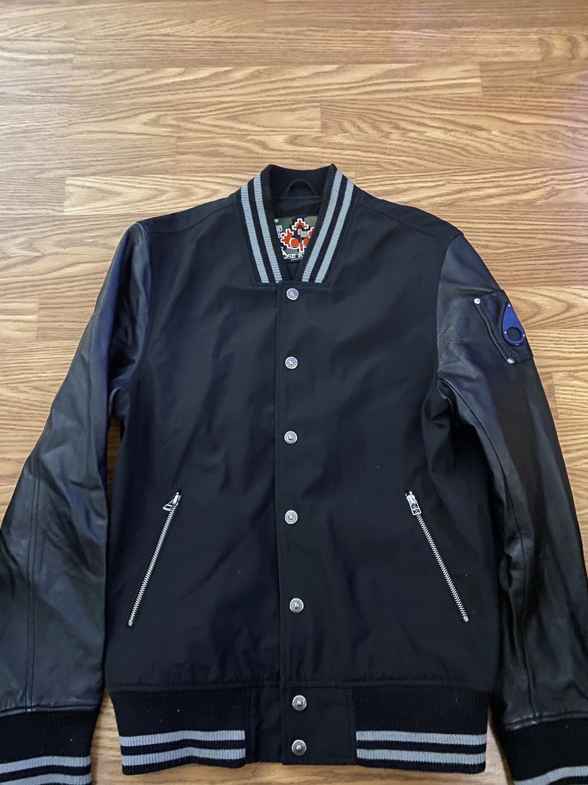 Moose Knuckles Moose knuckle varsity jacket | Grailed