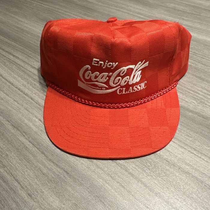 Coca Cola Coca Cola 90`s Cap, Classic Coca Cola Red Braided Hat, Y2K, | Grailed