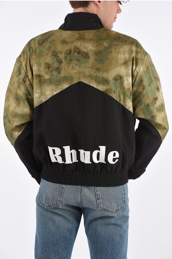 Rhude Camo logo jacket. made in USA | Grailed