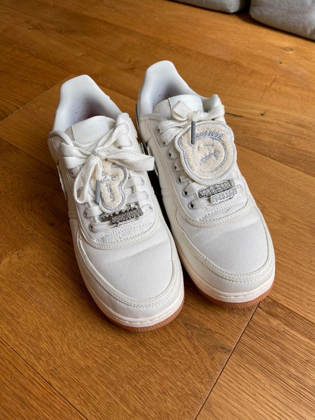 Nike Travis Scott x Nike Air Force 1 "Sail" | Grailed