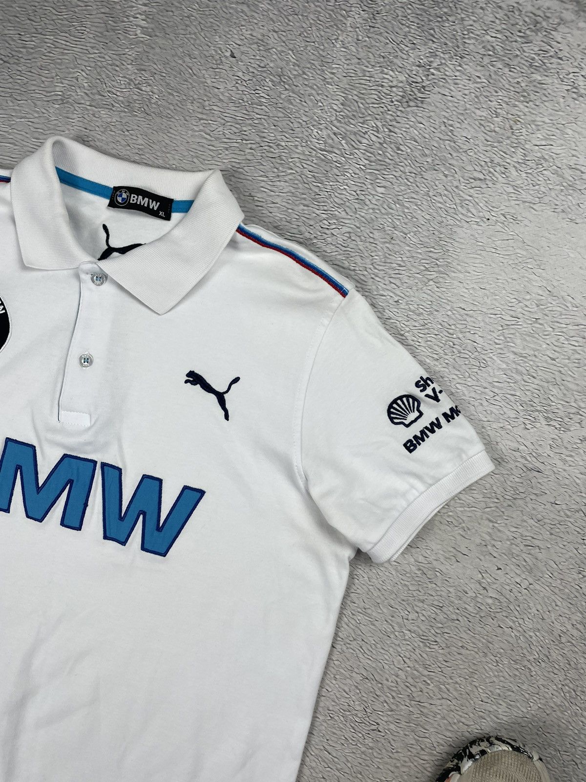 Bmw × Racing × Vintage Vintage BMW Big logo polos racing team y2k M ...