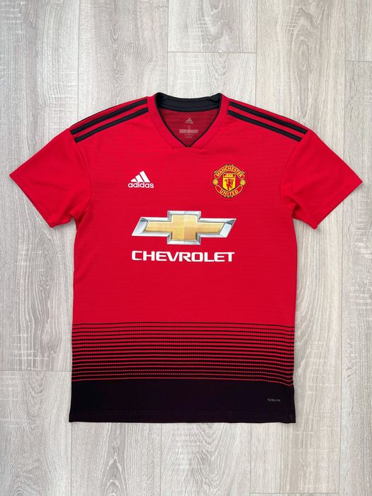 Adidas Adidas Manchester United Jersey 2018 - 2019 Season Home Kit ...