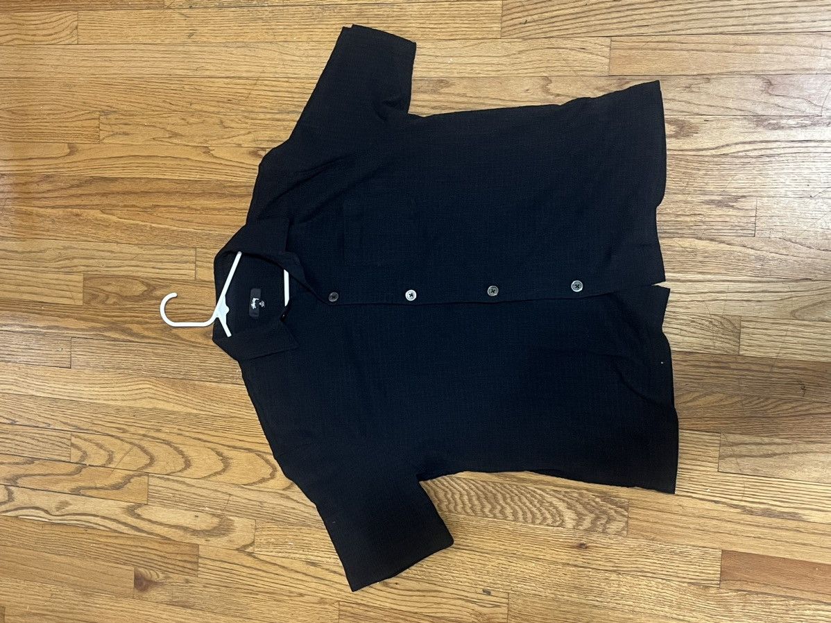 Stussy Stussy Men’s Black Wrinkly Gingham Shirt | Grailed