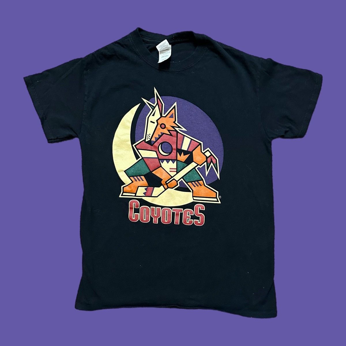 Gildan × NHL Arizona Coyotes Retro Logo Shirt | Grailed