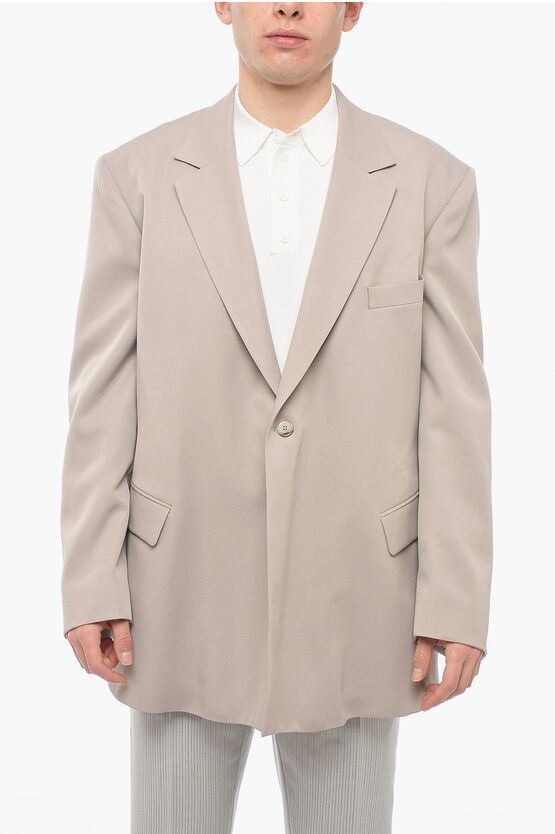 Martine Rose Recycled Twill STONE Blazer with Flap Pockets | Grailed