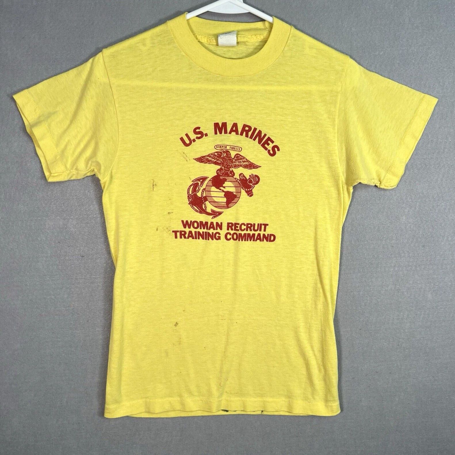 Commando VTG 70s US Marines Woman Recruit Training Command T Shirt ...