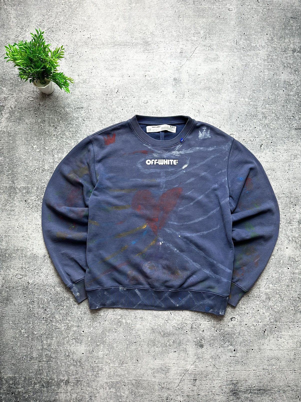 Designer × Off-White × Streetwear Off White x Virgil Abloh Skull Custom ...