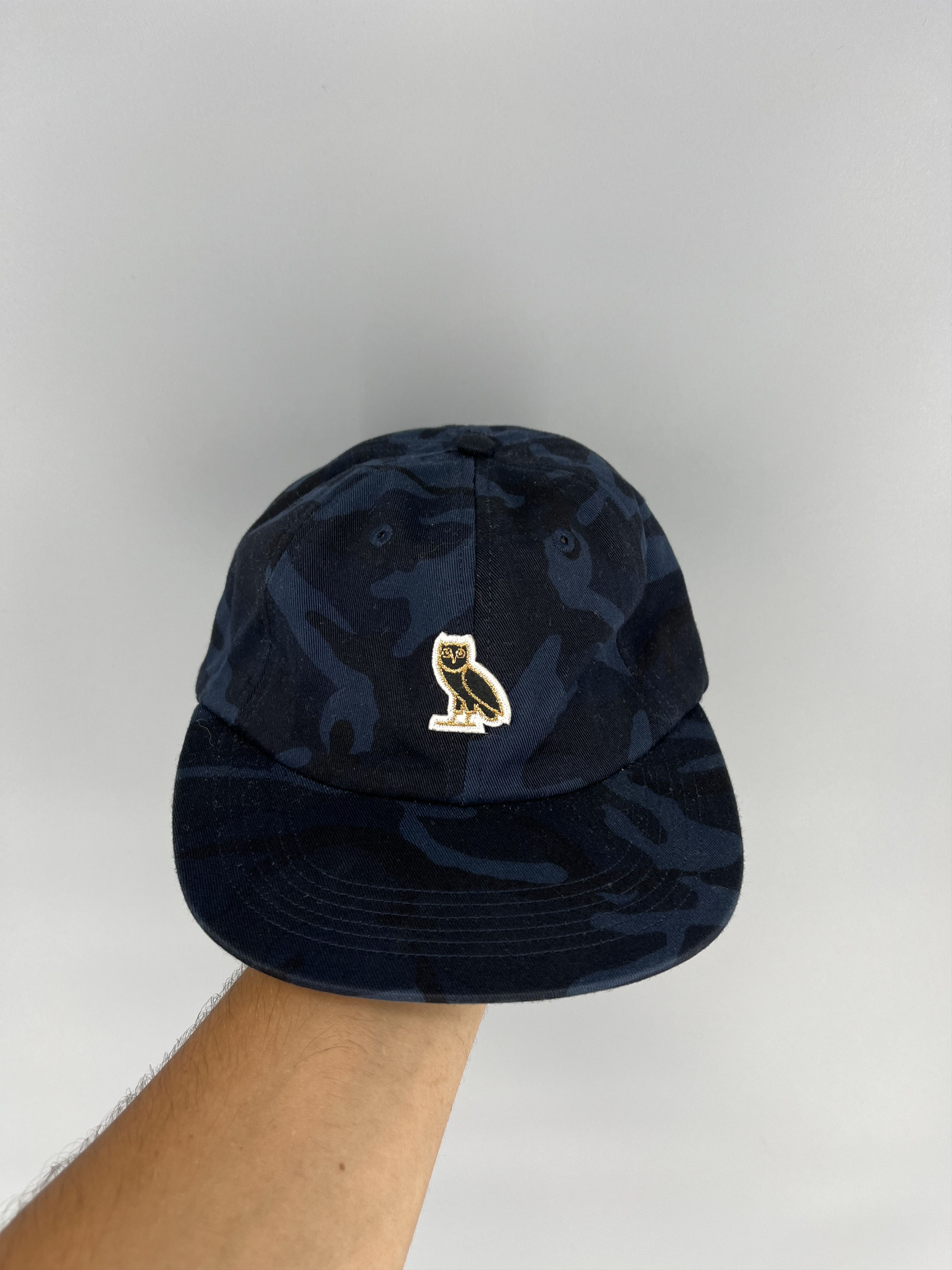 Drake × October's Very Own × Streetwear OVO Dark camo Dad Hat Owl Logo ...
