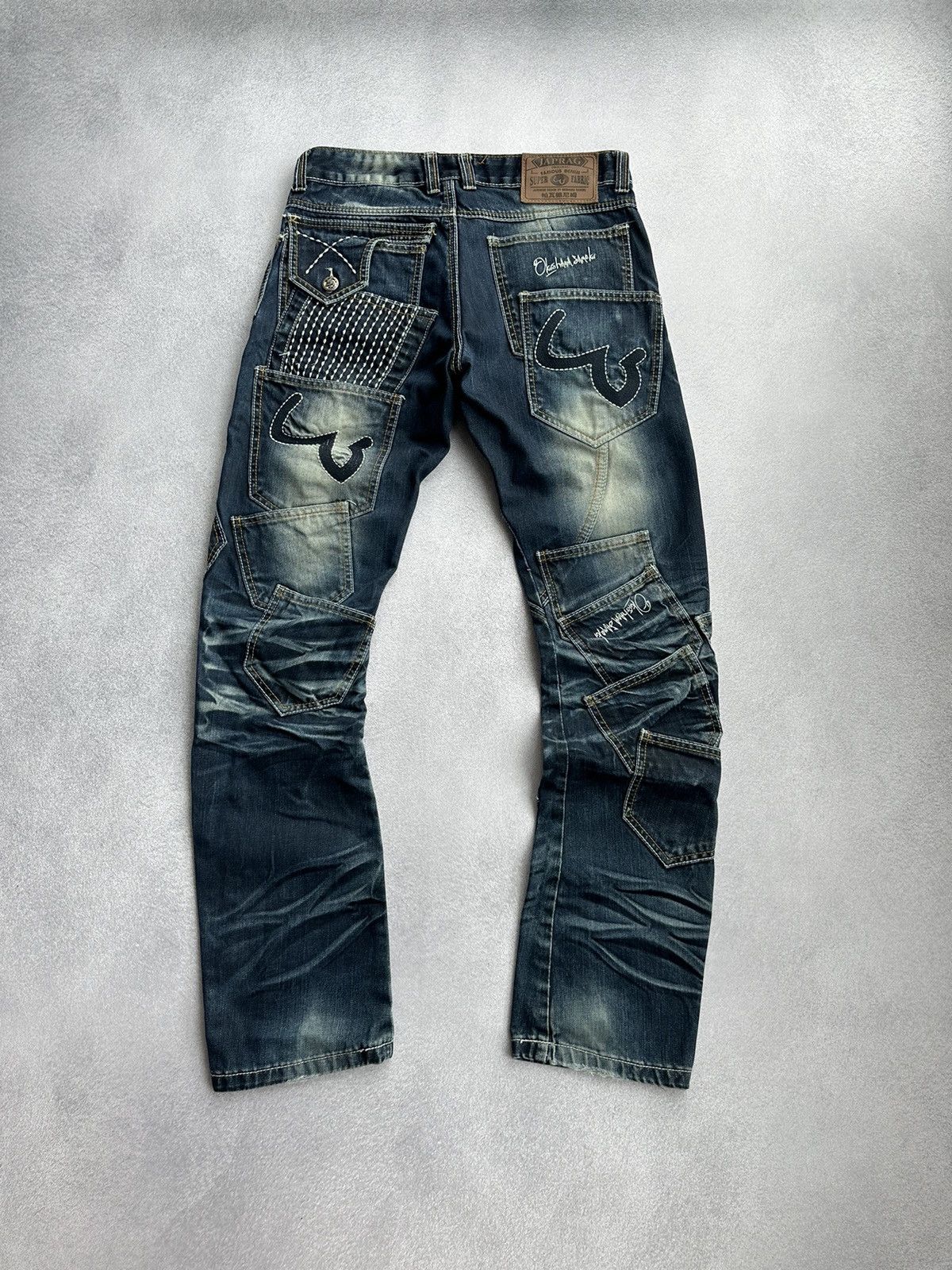 Vintage Vintage JapRag Japanese Heavy Cargo by Okishana Samoki Jeans ...