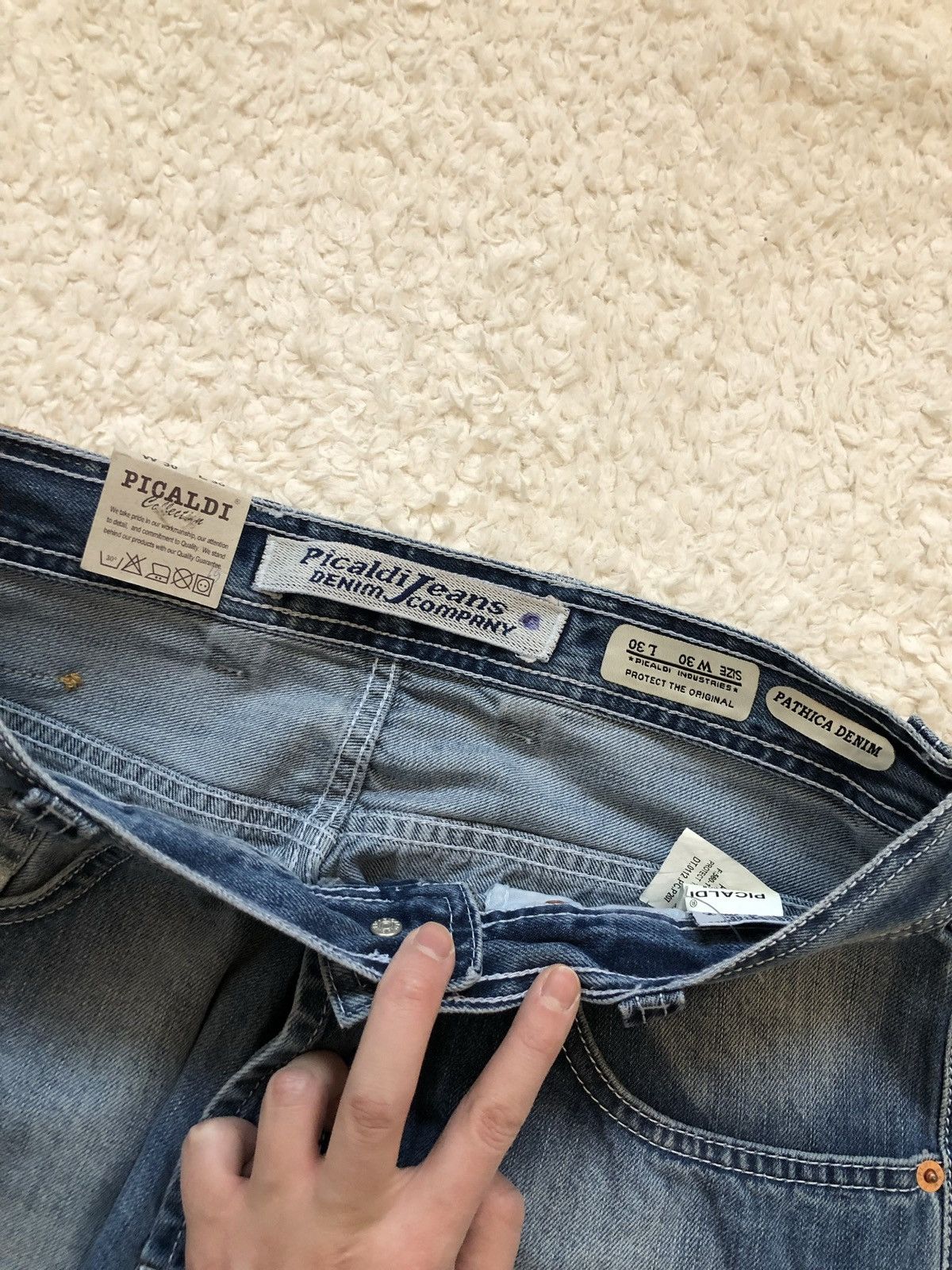Vintage Pants Picaldi Jeans Zicco New Width Tags | Grailed