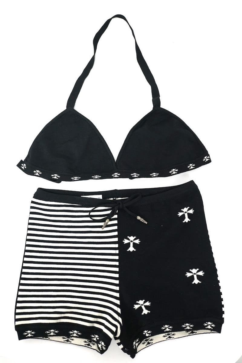 Chrome Hearts Chrome Hearts Sports Bra and Shorts Activewear Set | Grailed