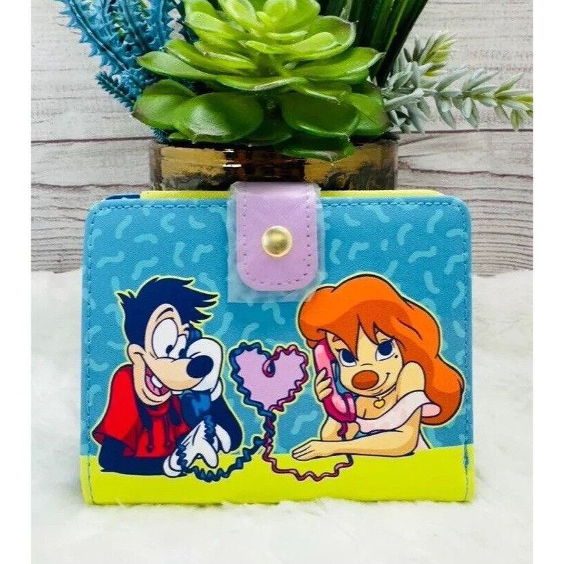 Disney Loungefly Disney A Goofy Movie Max & Roxanne Roxy Wallet Box ...