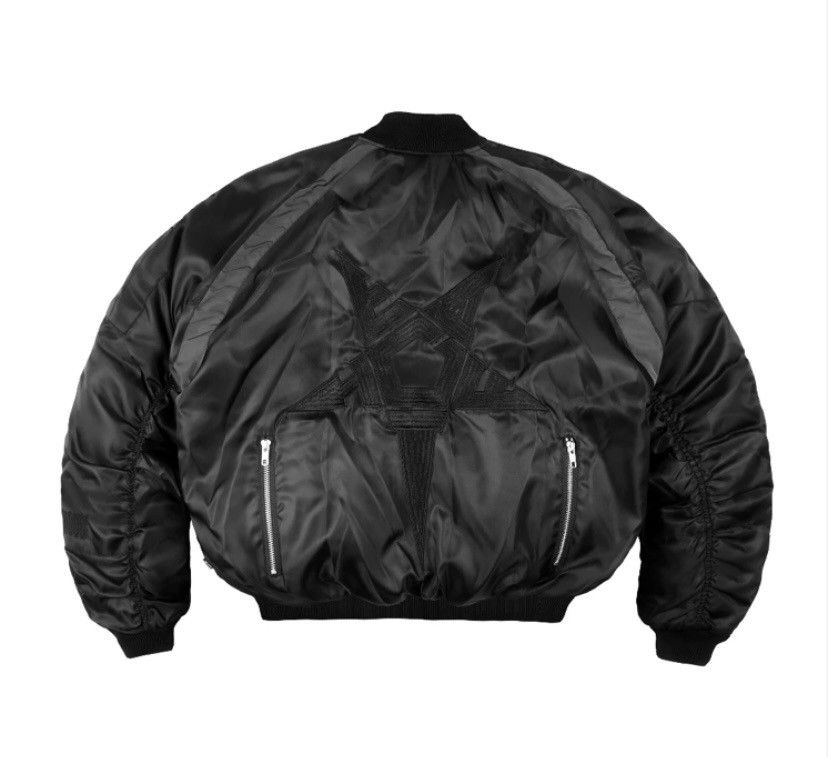 Bomber Jacket Jacket bomber boxy black bomber jacket streetwear | Grailed