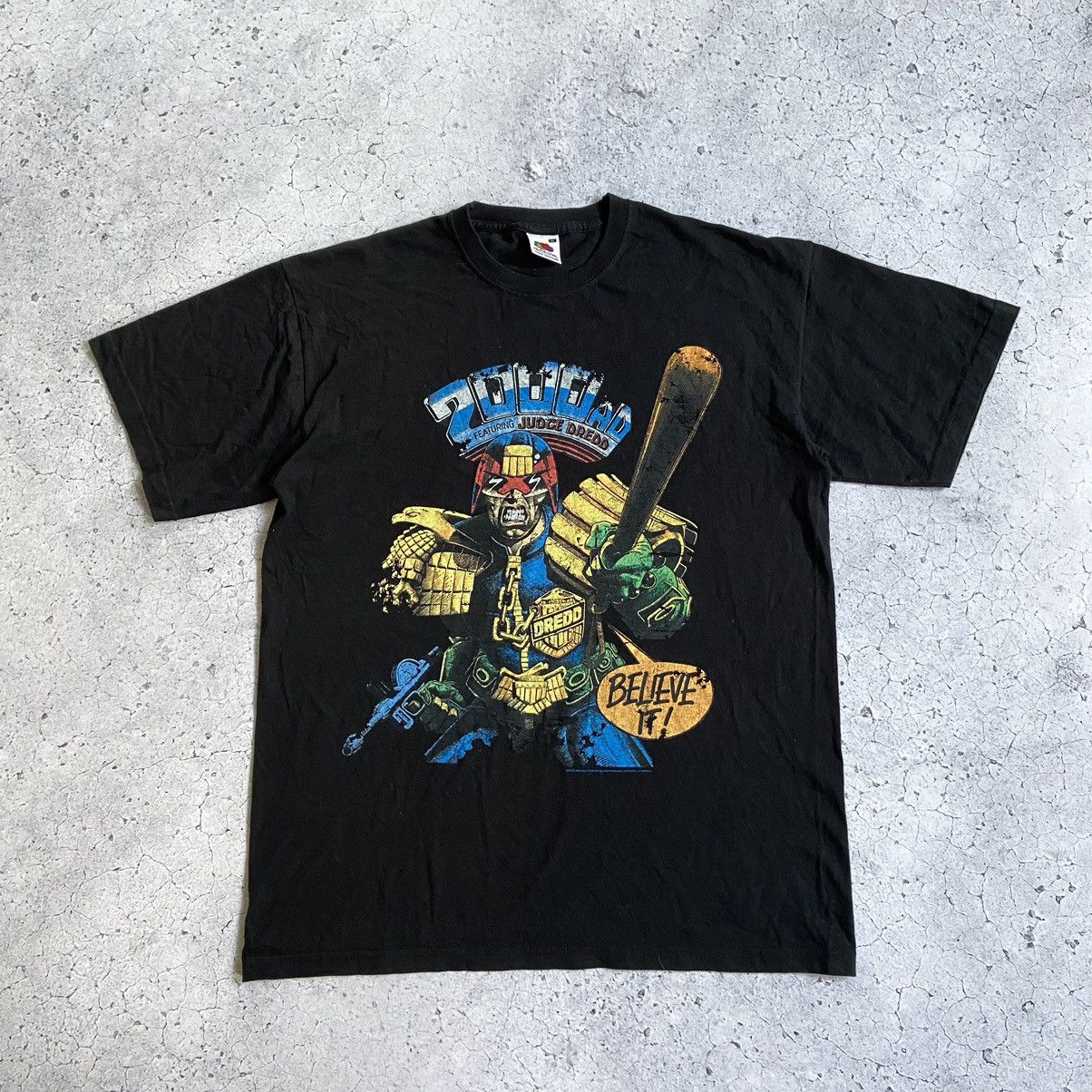 Vintage Vintage 2000 Anthrax Judge Dredd Band T-Shirt Comics | Grailed