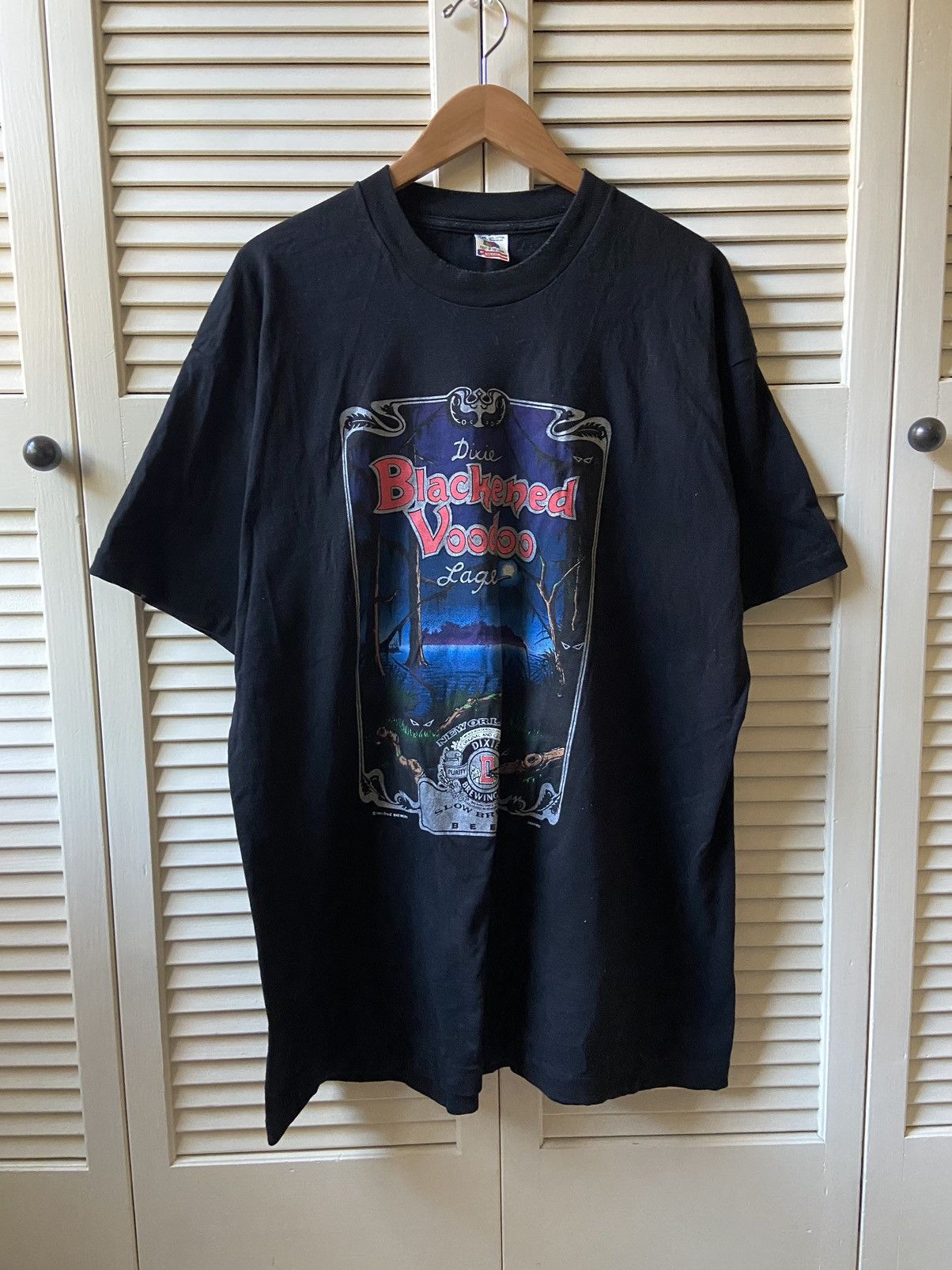 Streetwear × Vintage Vintage 1991 Blackened Voodoo Lager Dixie Beer ...