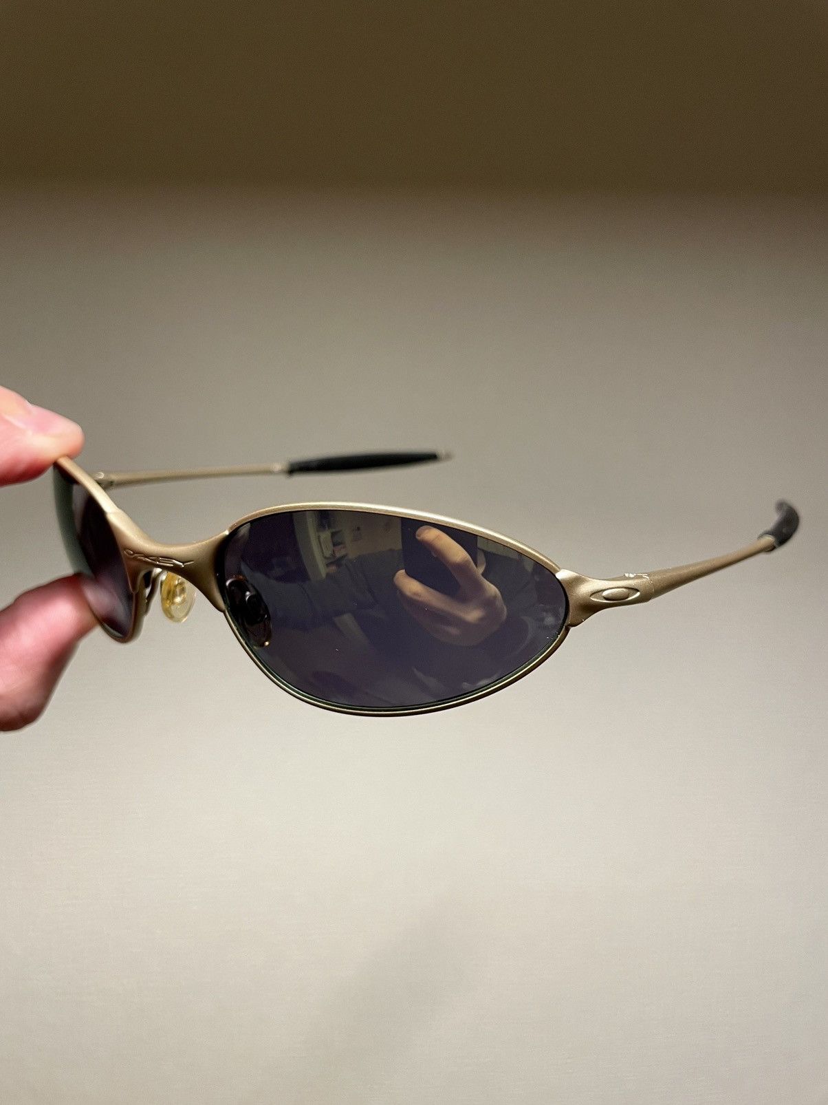 Oakley OAKLEY A WIRE 2.0 Spring Hinge TITANIUM SUNGLASSES | Grailed