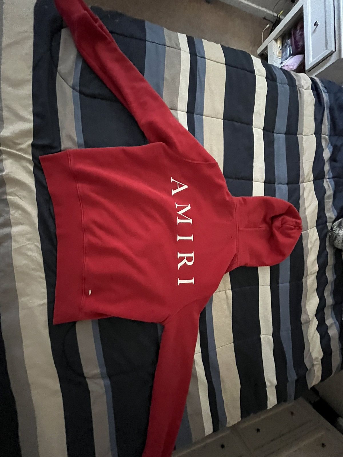 Amiri RED AMIRI HOODIE | Grailed