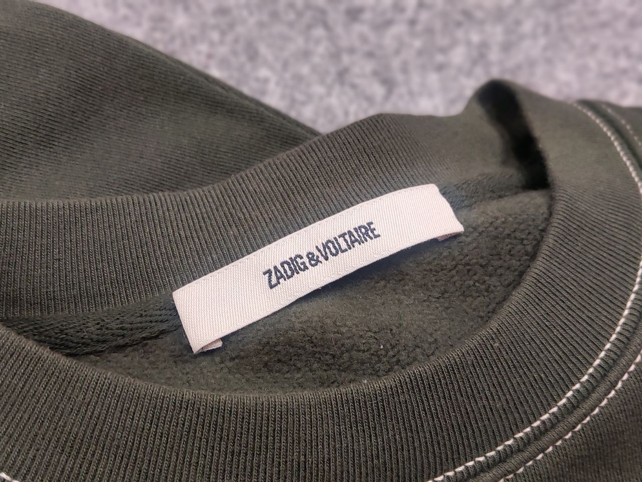 Zadig & Voltaire Zadig & Voltaire Design simba skull Logo Khaki ...