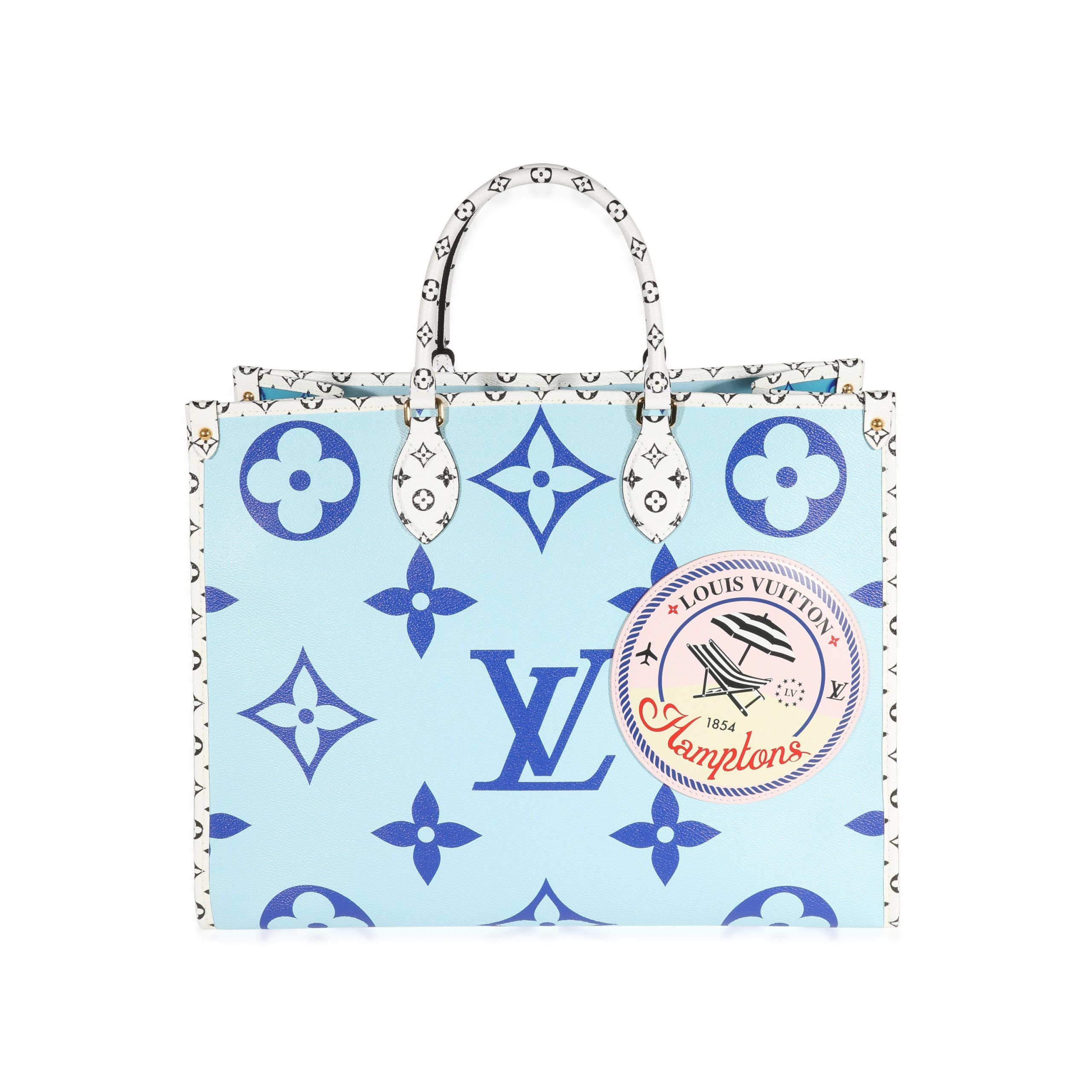 Louis Vuitton Louis Vuitton Limited Edition Blue Monogram Giant ...