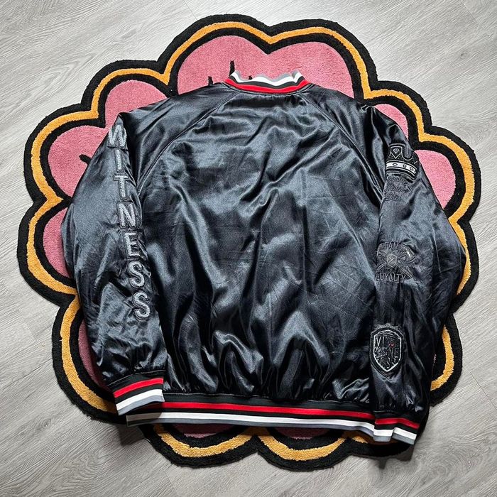 Nike Nike LeBron James Embroidered Witness Satin Bomber Jacket | Grailed