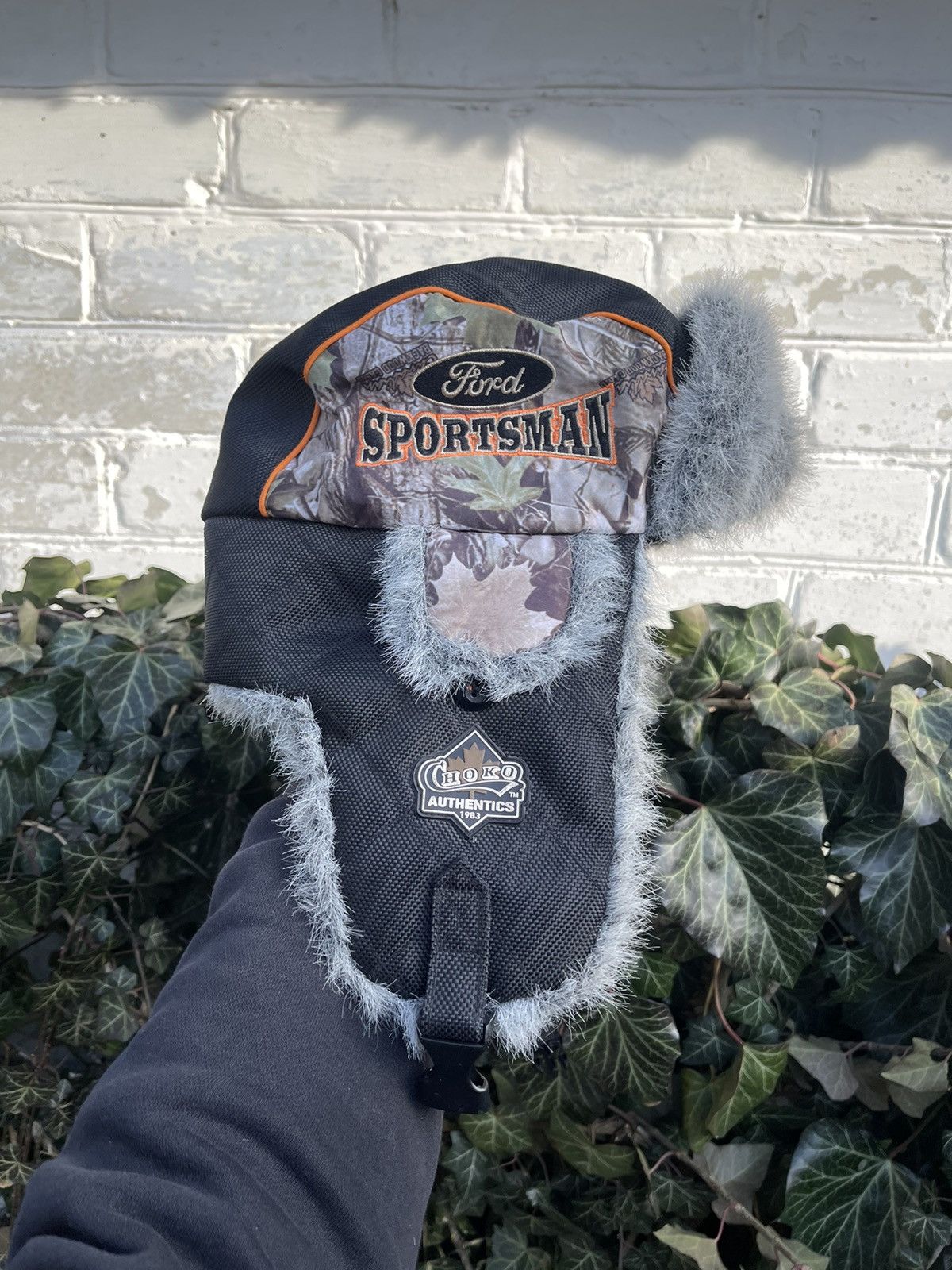 Japanese Brand 90s FORD SPORTSMAN CHOKO AUTHENTIC FUZZY MOHAIR TRAPPER ...