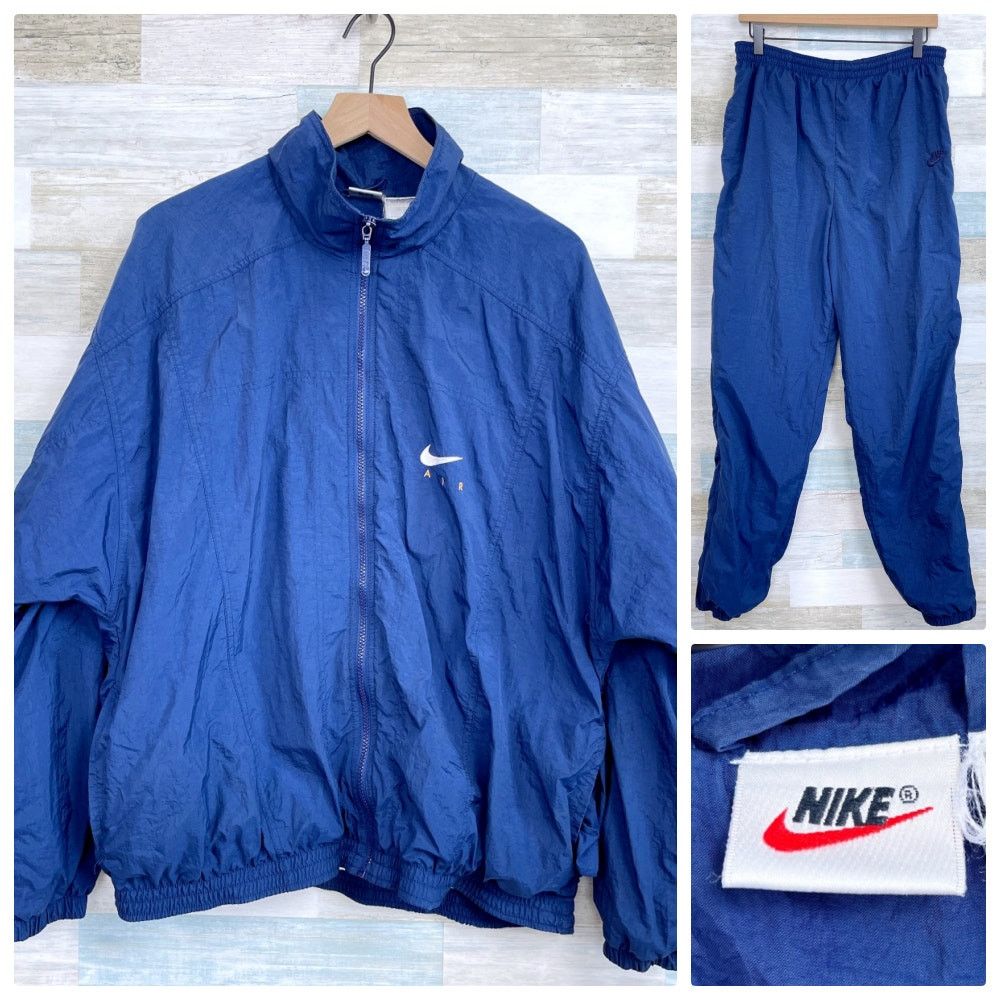 Nike Nike Air Jordan Vintage Nylon Track Suit Blue Men Large | Grailed