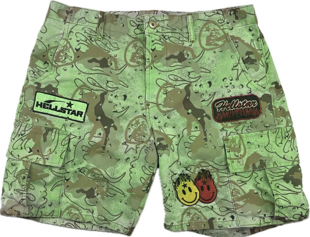 HELLSTAR Hellstar Camo Cargo Shorts | Grailed