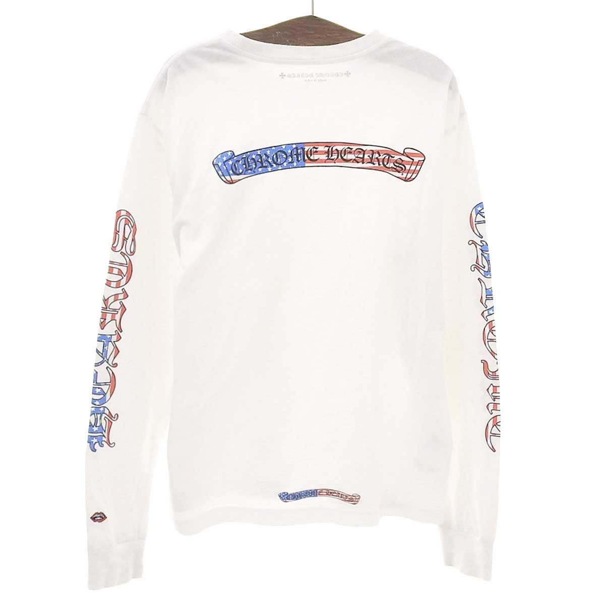Chrome Hearts Chrome Hearts x Matty Boy Stars & Stripes Long Sleeve Tee ...