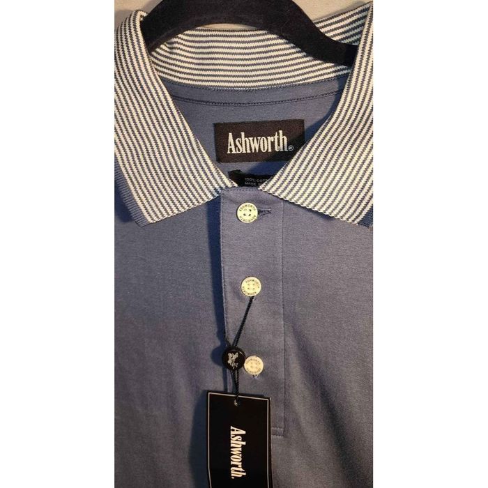 Ash NewWTags Ashworth Mens Medium Short Sleeve Polo Shirt Logo | Grailed
