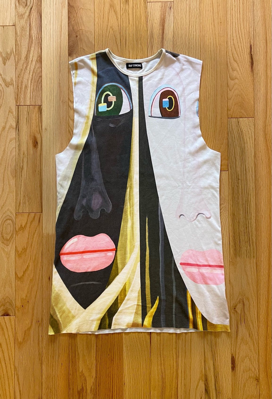 Raf Simons SS2013 Raf Simons x Brian Calvin ‘Moss’ Full Print Tank Top ...