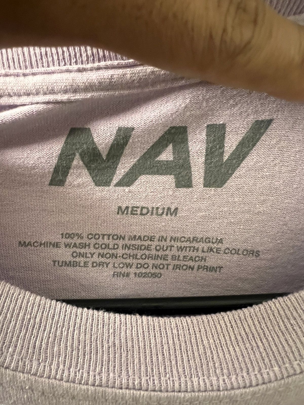Vlone Purple “Good Intentions” Vlone Nav collab T shirt | Grailed