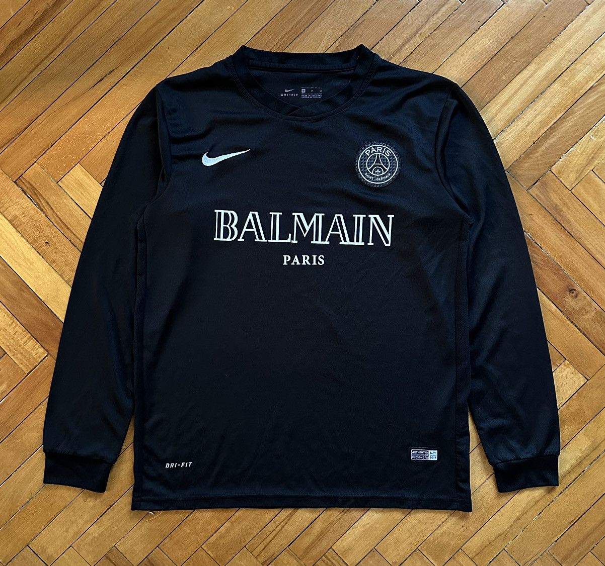 Balmain Nike x Balmain Dri-Fit Long Sleeve | Grailed