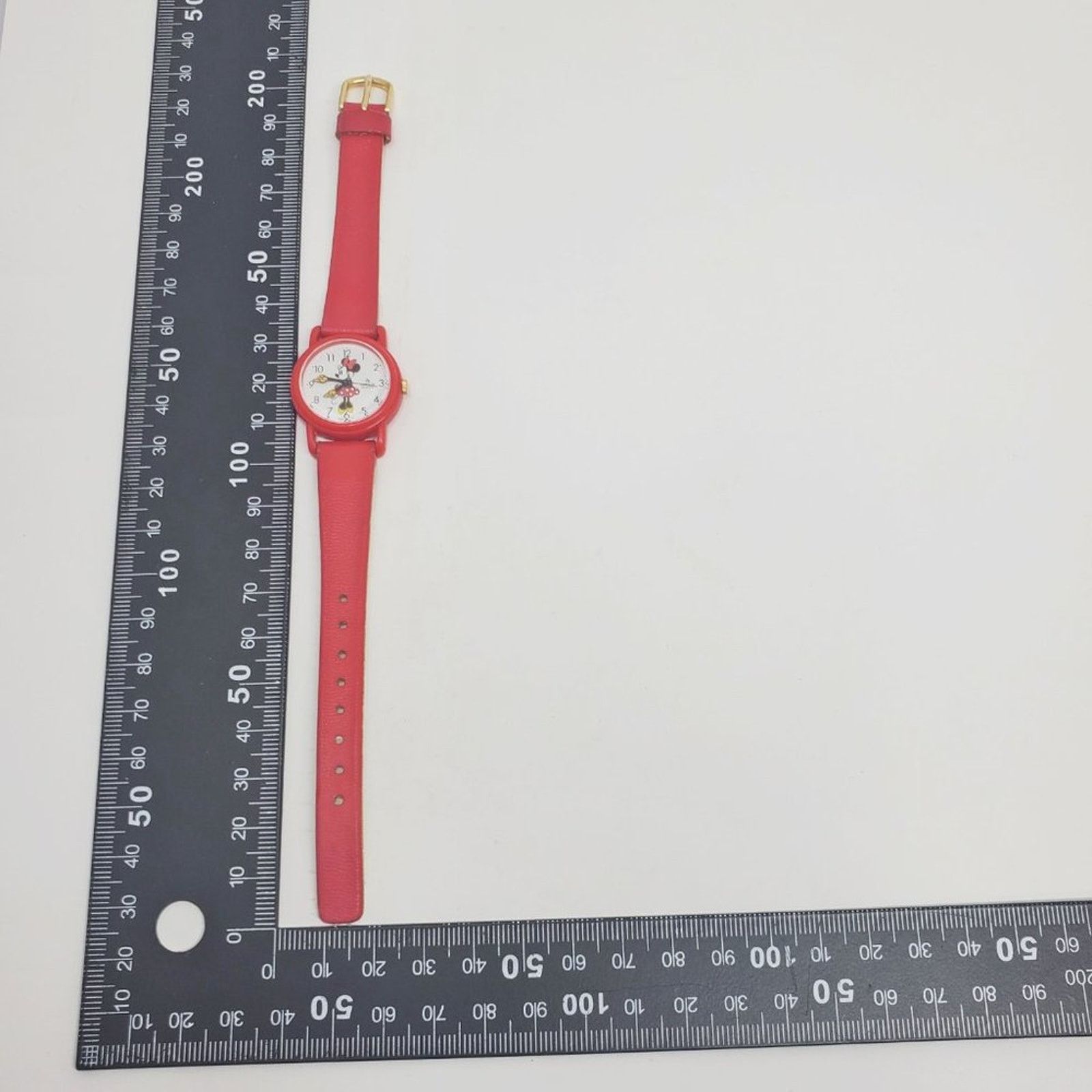Disney Classic VTG Disney X Lorus Minnie Mouse Red Plastic Watch | Grailed