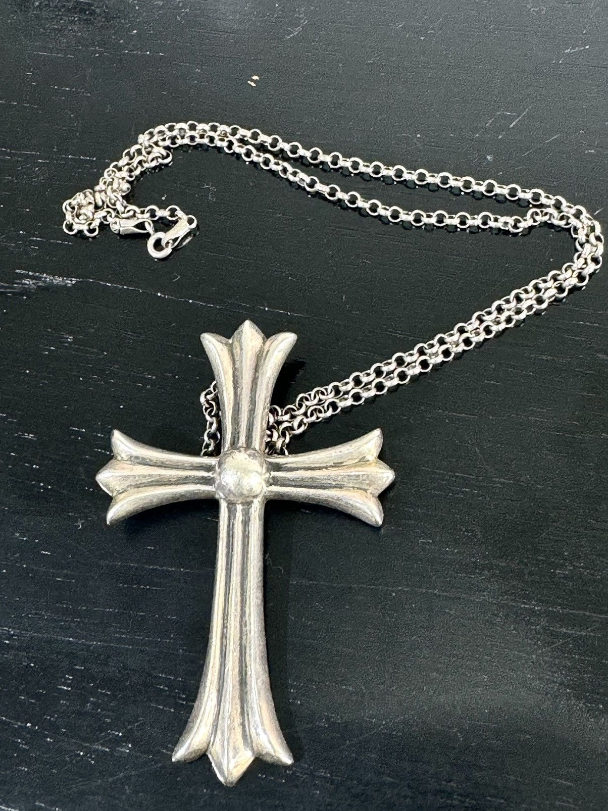 Chrome Hearts Chrome Hearts Large Cross Pendant Necklace | Grailed