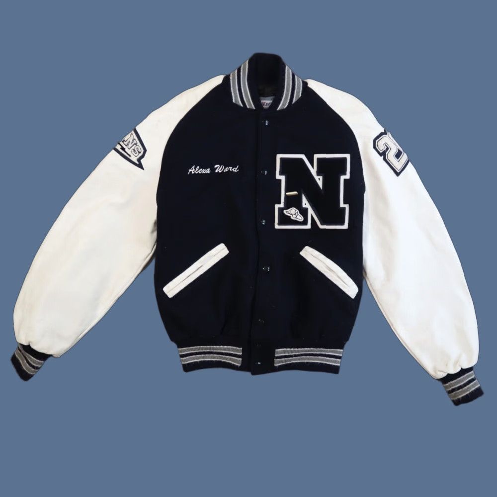 Vintage VINTAGE Neff Y2K Varsity Jacket Wool Blend Northview Medium ...