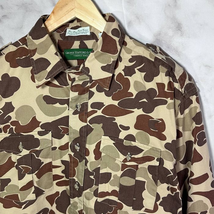 Vintage Camo Button-Up Shirt | Grailed